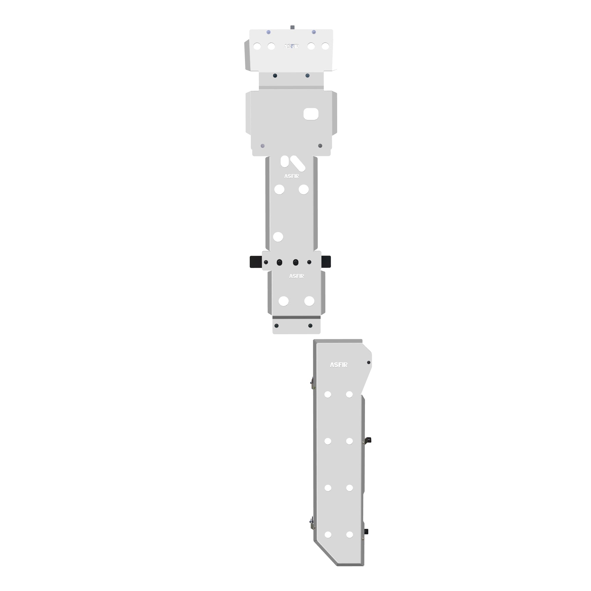 Chevrolet Silverado 2500 Skid Plate Kit (3 Pcs) | ASFIR 4x4