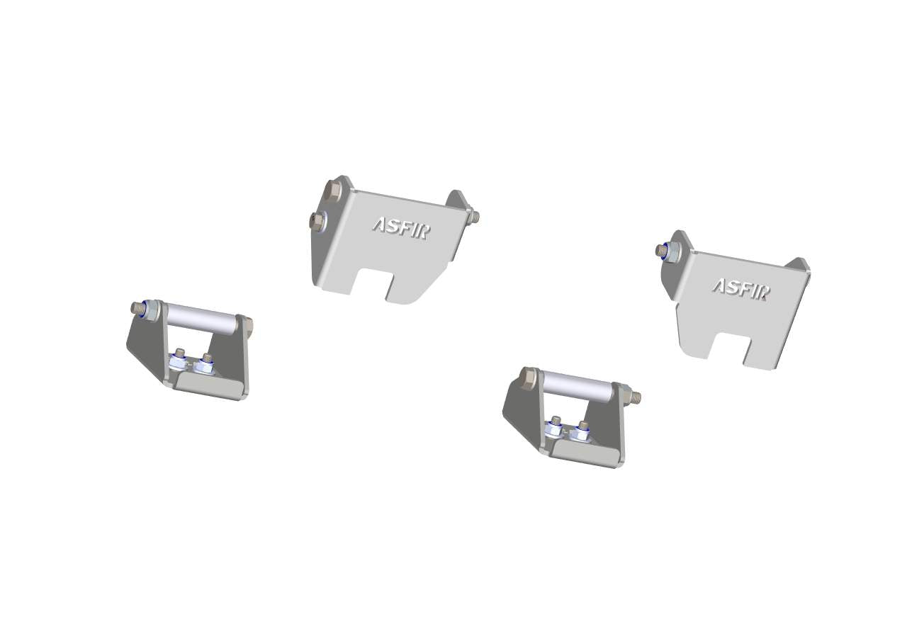 Toyota Prado 250 Radius Arms Skid Plates (Steel) | ASFIR 4x4